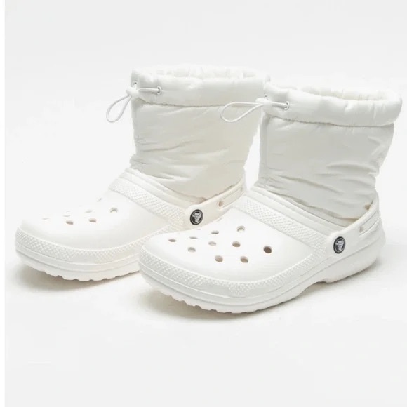 CROCS | Shoes | Crocs Classic Lined Neo Puff Boot Size M6w8 | Poshmark